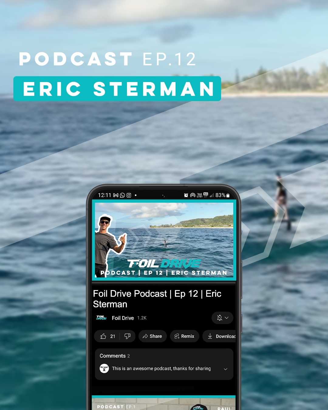 Foil Drive Podcast | Ep 12 | Eric Sterman – Foil Drive Pty Ltd