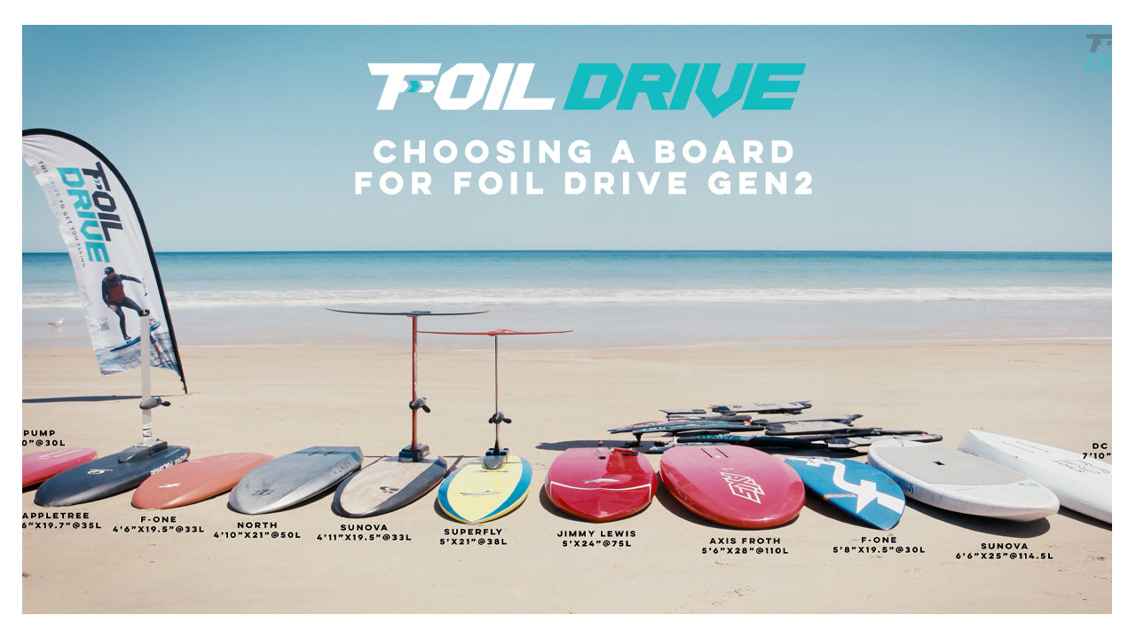 Choosing a Board for your Gen2 Foil Drive Set Up | Foil Drive – Foil Drive Pty Ltd